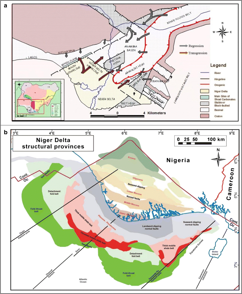 Insight into sequence stratigraphic and structural framework of the onshore Niger Delta Basin ...