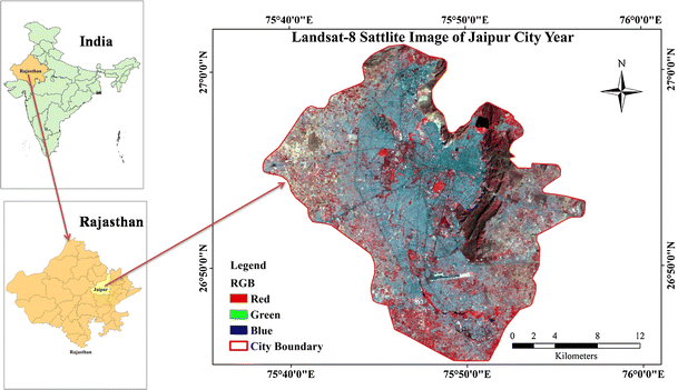 Linkage of urban expansion and land surface temperature using ...