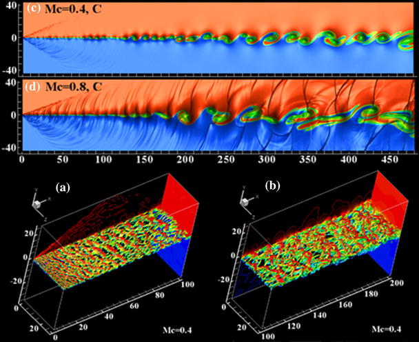 Visualization of large-scale structures in spatially developing ...
