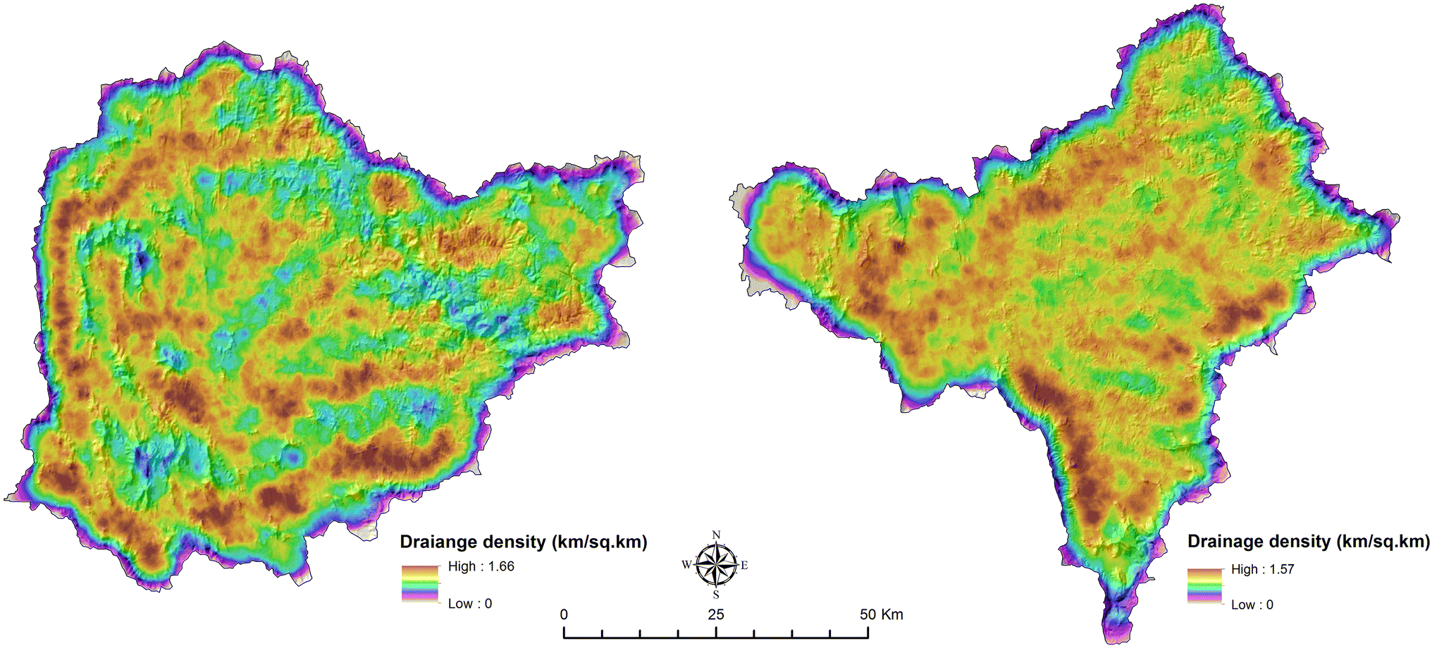 Morphometric analysis of Vaitarna and Ulhas river basins, Maharashtra ...