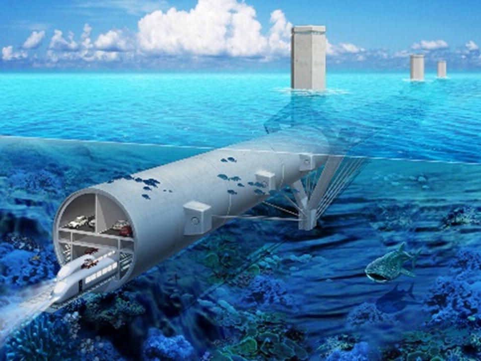 Feasibility Study of Submerged Floating Tunnels Moored by an Inclined ...