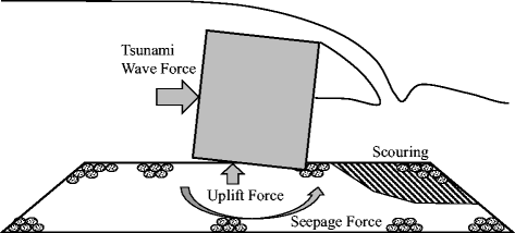 Numerical Analysis on Stability of Caisson-Type Breakwaters under Tsunami-Induced Seepage ...