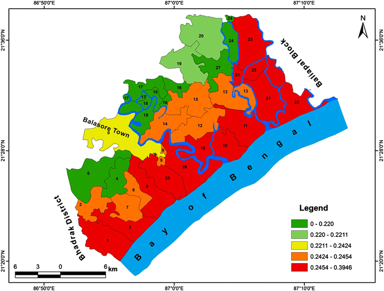 Estimate the coastal vulnerability in the Balasore Coast of India: a ...