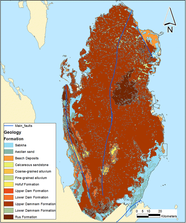 Development of a groundwater flow model for the highly parameterized ...