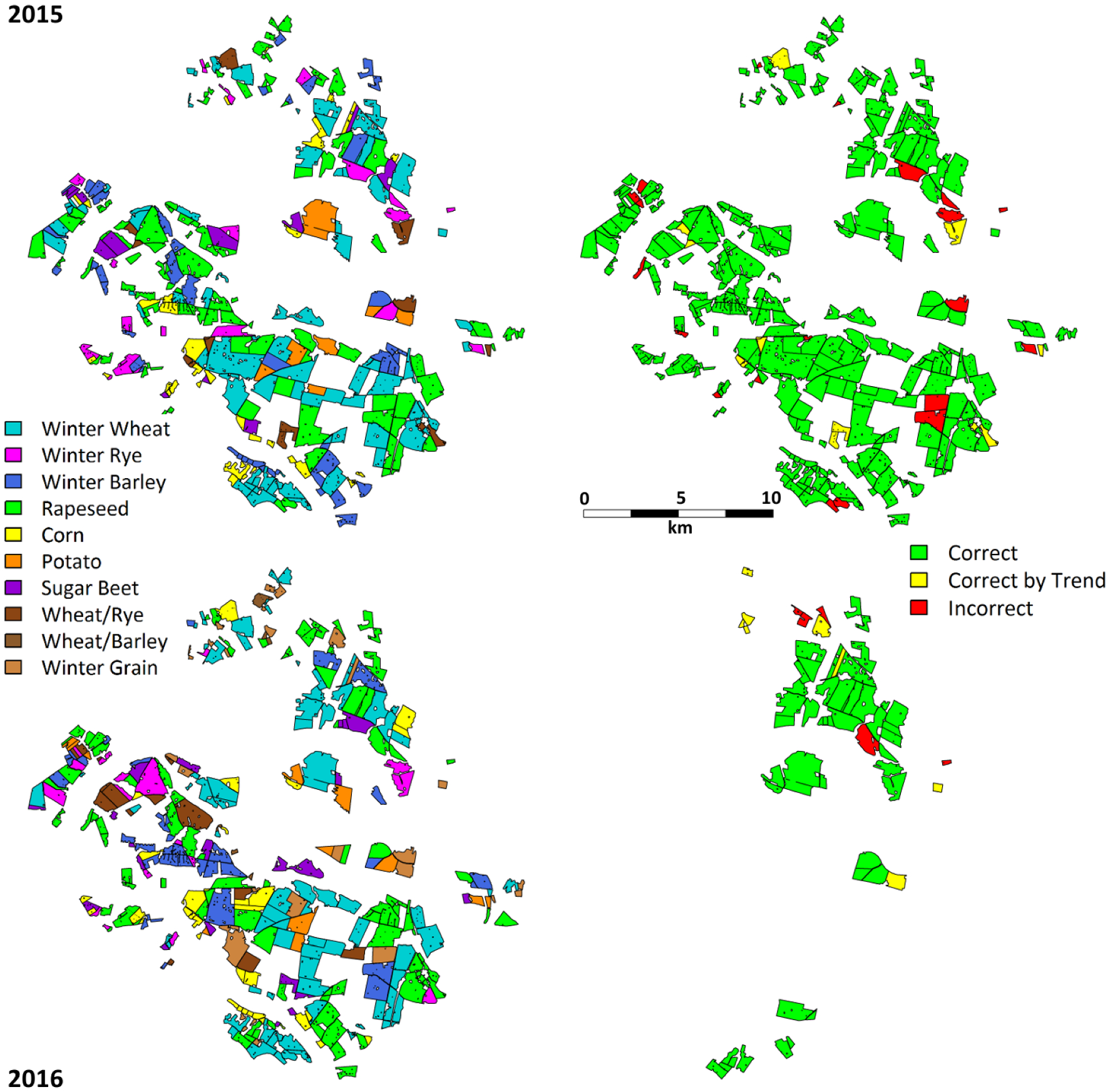 A Progressive Crop-Type Classification Using Multitemporal Remote ...