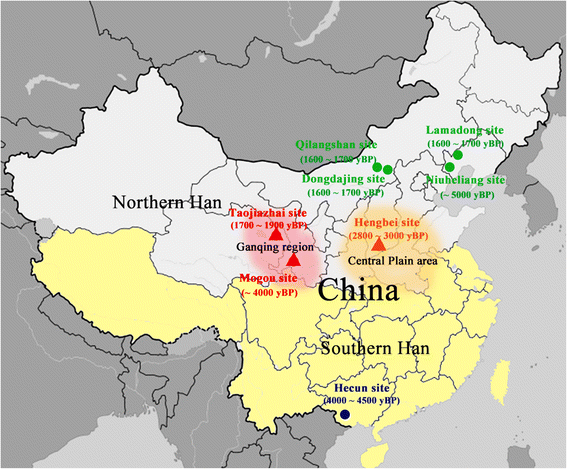 Ancient DNA reveals genetic connections between early Di-Qiang and Han ...