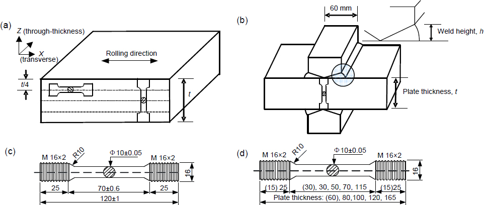 Experimental study on the through-thickness properties of structural ...