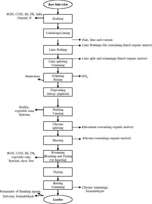 Main Pollutants and Environmental Impacts of the Tanning Industry ...