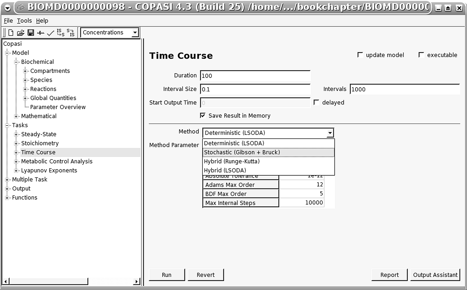 Computational Modeling of Biochemical Networks Using COPASI | SpringerLink