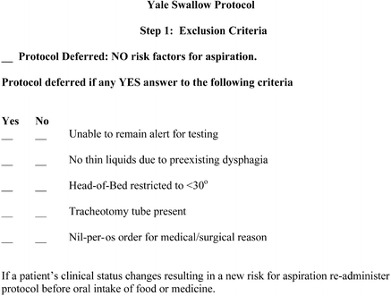 Yale Swallow Protocol Administration Forms | SpringerLink