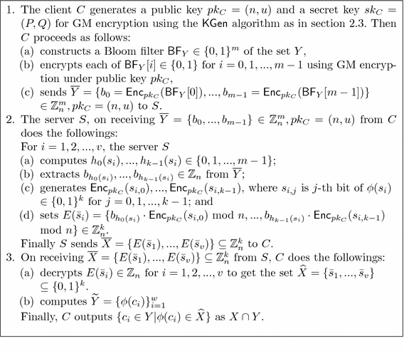 Secure and Efficient Private Set Intersection Cardinality Using Bloom Filter | SpringerLink