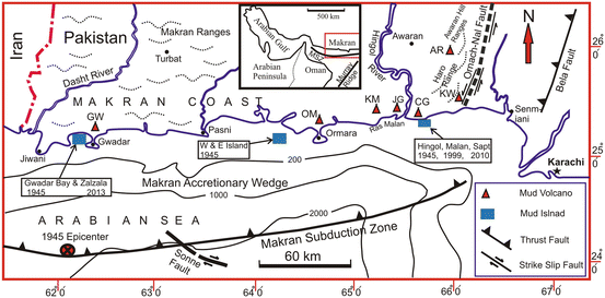 Mud Volcanoes in an Active Fore-Arc Setting: A Case Study from the ...