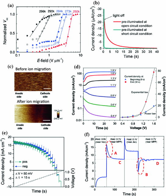 Ion Migration in Hybrid Perovskite Solar Cells | SpringerLink