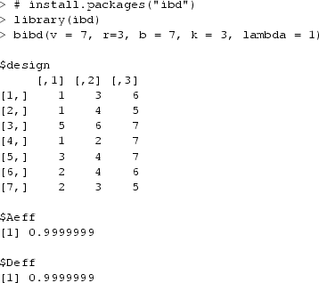 Incomplete Block Designs | SpringerLink