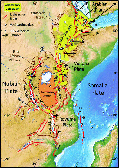 Geophysical Frame: Mantle Plume(s), Triple Points, Rifting Processes ...