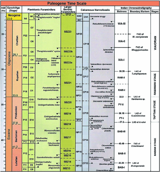 Paleogene Stratigraphy of India: An Overview | SpringerLink