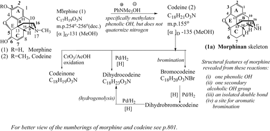 Morphine. Codeine. Thebaine: Modified Benzyltetrahydroisoquinoline ...