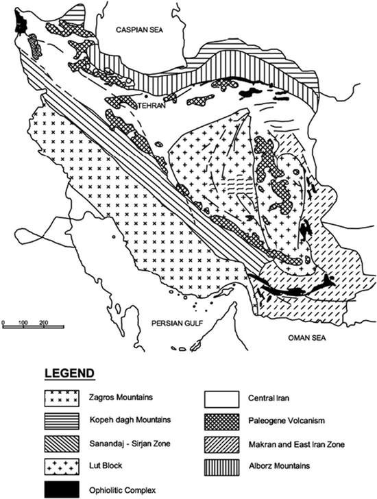 A Summary of Geology of Iran | SpringerLink