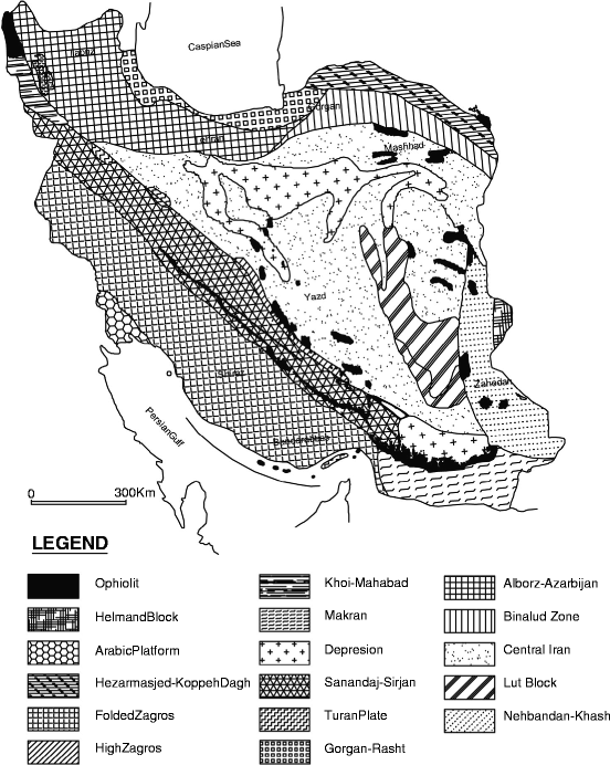 A Summary of Geology of Iran | SpringerLink