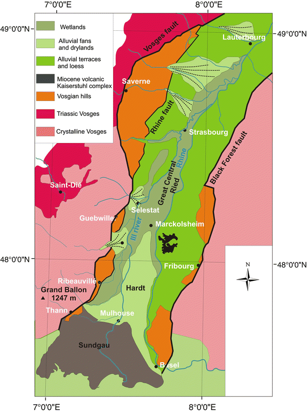 The Vosgian-Alsatian Side of the Rhine Graben: A Unique, Tectonically ...