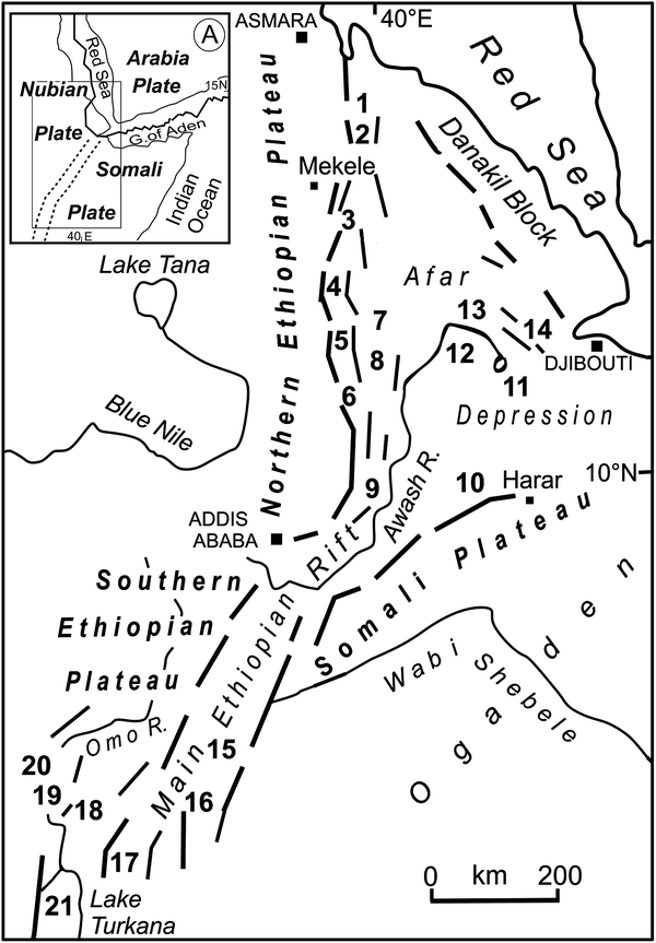 Geology of Ethiopia: A Review and Geomorphological Perspectives ...