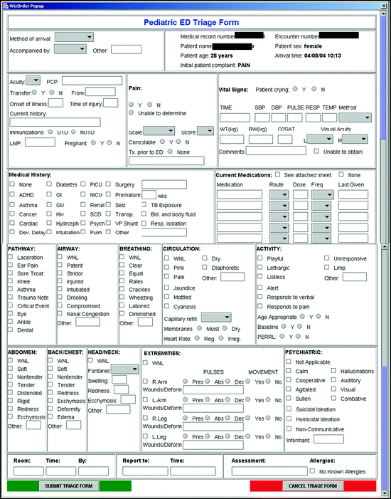 Implementing a Computerized Triage System in the Emergency Department ...