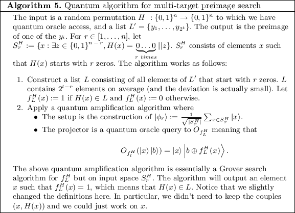 An Efficient Quantum Collision Search Algorithm and Implications on Symmetric Cryptography ...