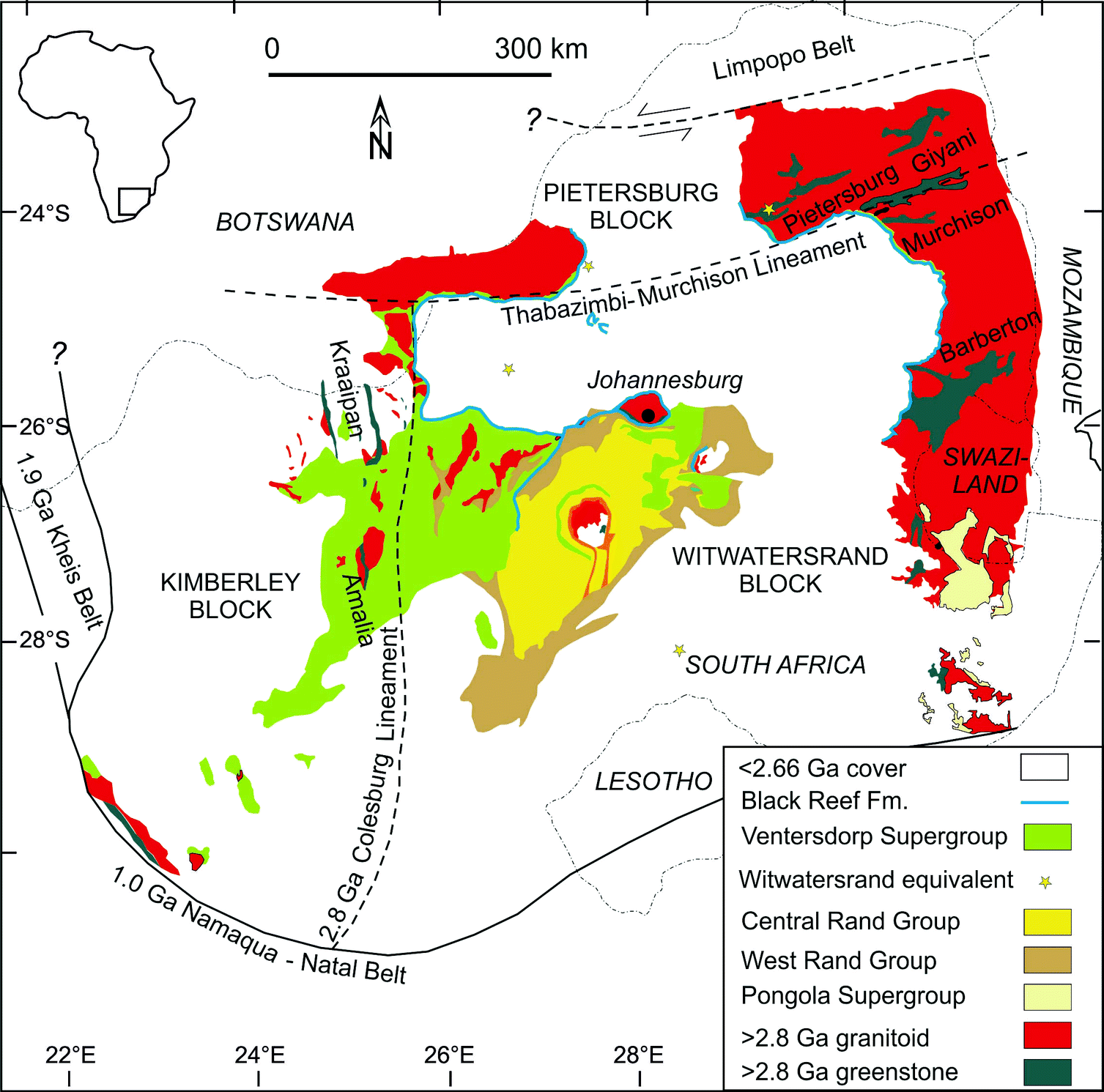The Witwatersrand Basin and Its Gold Deposits | SpringerLink