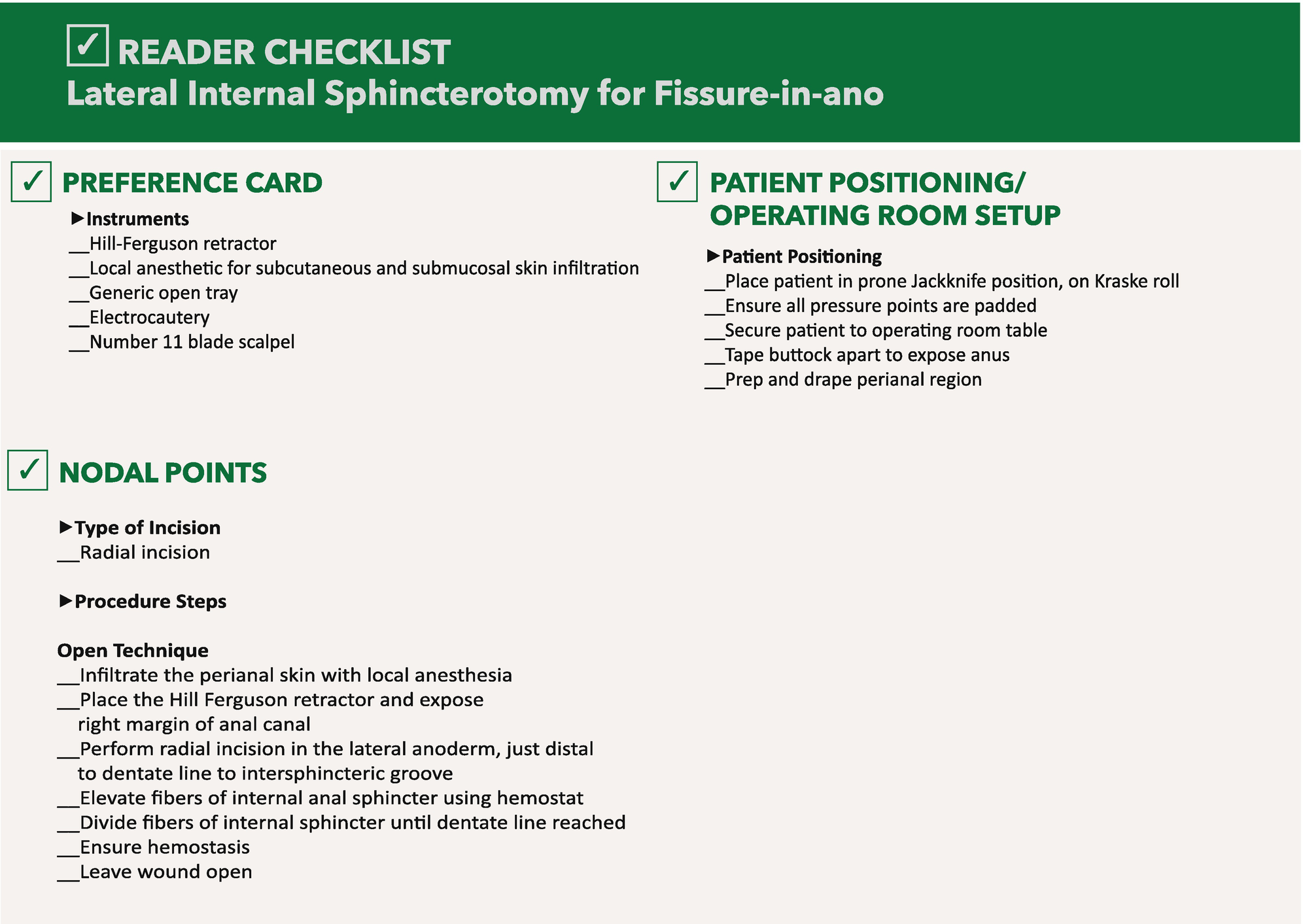 Lateral Internal Sphincterotomy for Fissure-in-ano | SpringerLink