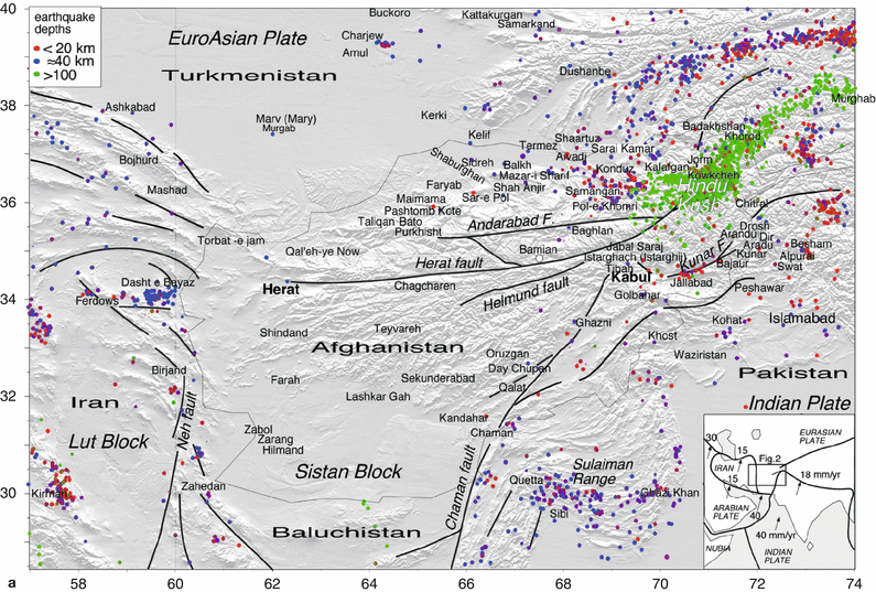 The Tectonic Setting of Bamiyan and Seismicity in and Near Afghanistan ...