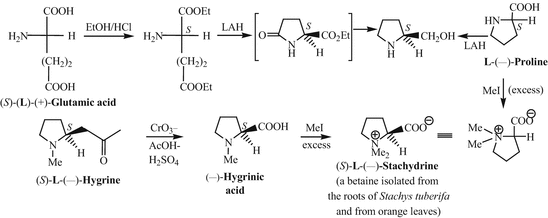 Hygrine, Hygroline, and Cuscohygrine ( Ornithine-Derived Alkaloids ...