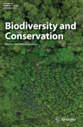 Biodiversity - Recent articles and discoveries | Springer Nature Link