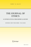 The Journal of Ethics