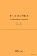 Philosophy - Recent articles and discoveries | Springer Nature Link ...