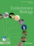 Evolutionary Biology - Recent articles and discoveries | SpringerLink