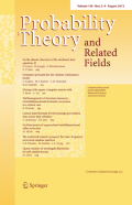 Probability Theory - Recent articles and discoveries | SpringerLink