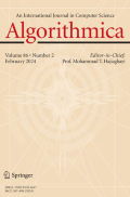 Algorithms - Recent articles and discoveries | SpringerLink