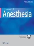 Anesthesiology - Recent articles and discoveries | Springer Nature Link (formerly SpringerLink)