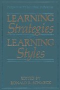 Learning Strategies, Teaching Strategies, and Conceptual or Learning ...