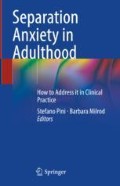 The Psychodynamic Significance of Separation Anxiety | SpringerLink