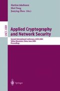 Secure Conjunctive Keyword Search over Encrypted Data | SpringerLink