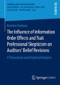 The Concept of Professional Skepticism | SpringerLink