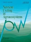 Uptake of biocrust nitrogen by tree crops in a sandy soil agroecosystem ...