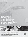 Airline revenue management with segmented continuous pricing: methods ...