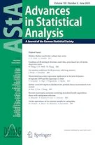 Home | AStA Advances in Statistical Analysis