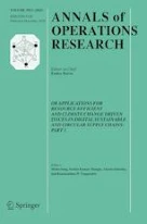 Volume 355, Issue 1 | Annals of Operations Research | Springer Nature Link