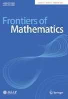 Volume 20, Issue 5 | Frontiers of Mathematics