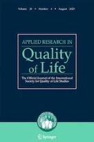 Volume 20, Issue 4 | Applied Research in Quality of Life