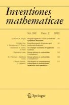Home | Inventiones mathematicae