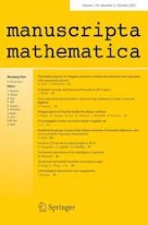 Volume 176, Issue 5 | manuscripta mathematica